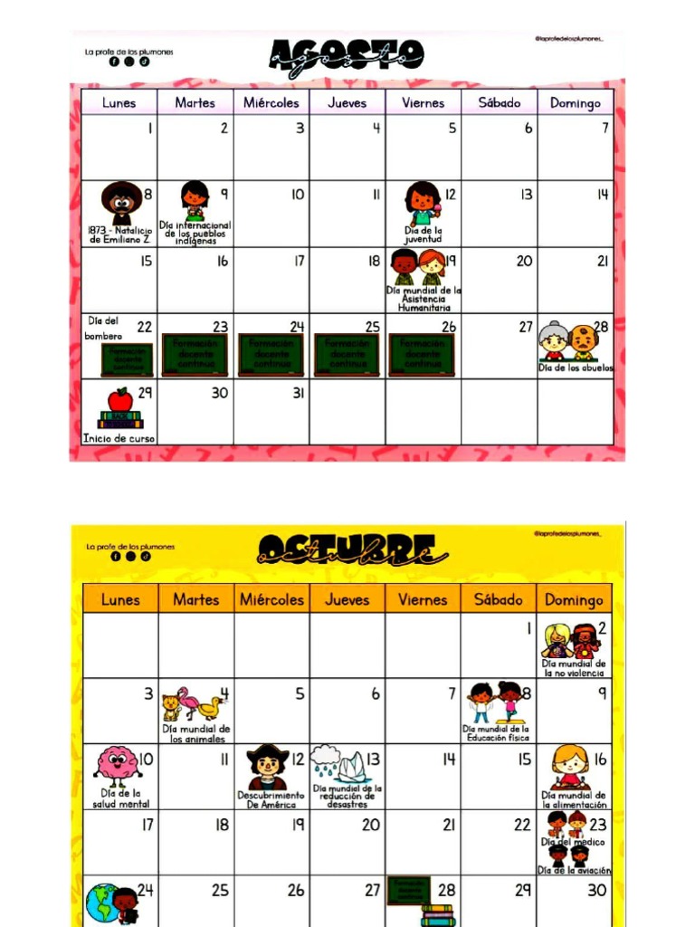 Calendario Escolar 22 - 23 | PDF
