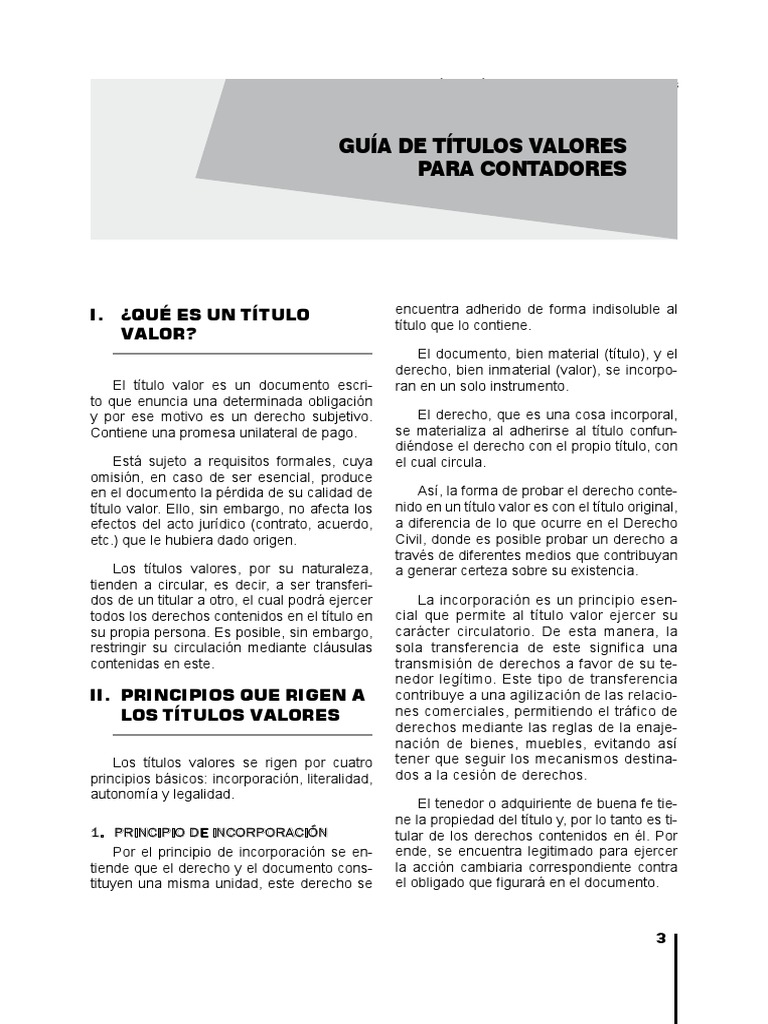 Titulos Valores - Contadores | PDF | Ley de fideicomiso | Cheque