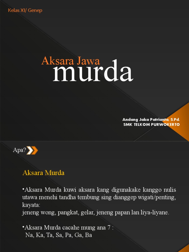 Aksara Murda | PDF