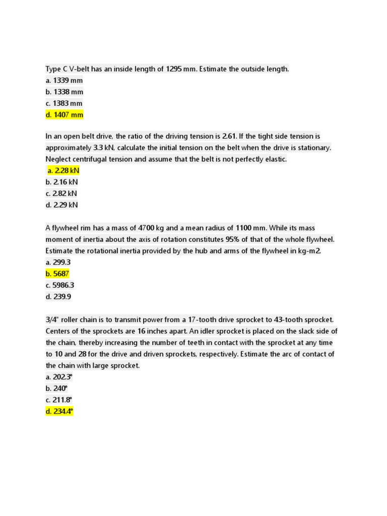 MD1 and MD2 Compilation 1 | PDF | Belt (Mechanical) | Gear