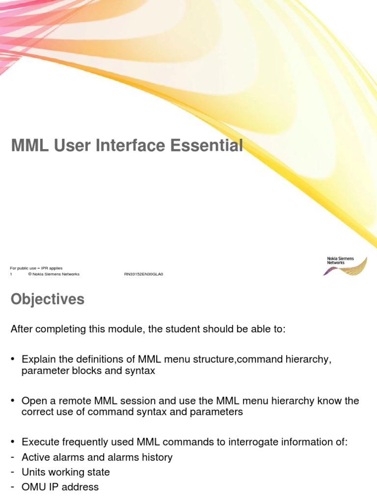 02 01 Rn33152en30gla0 MML Essential | PDF | Parameter (Computer Programming) | User Interface