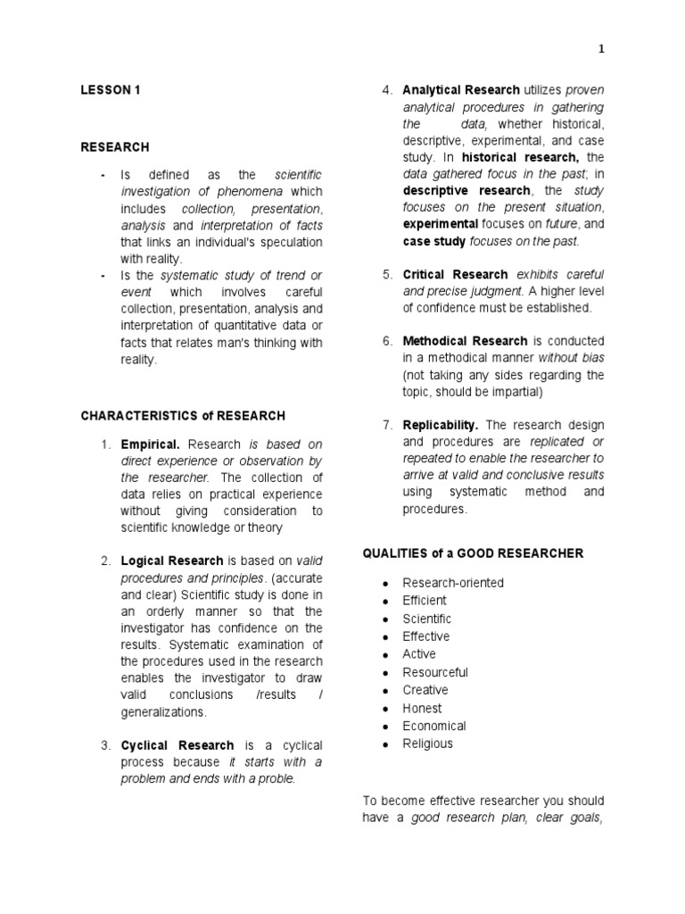 Research Methods Overview | PDF | Hypothesis | Citation