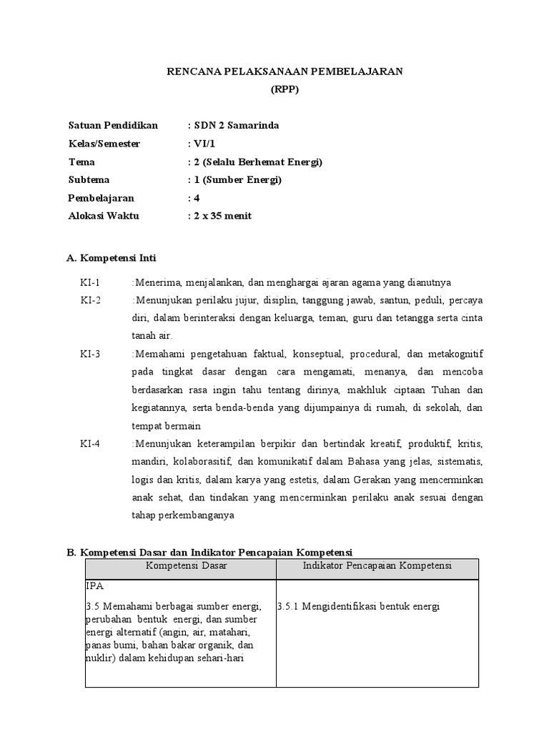 Adinda Putri - RPP STEM | PDF
