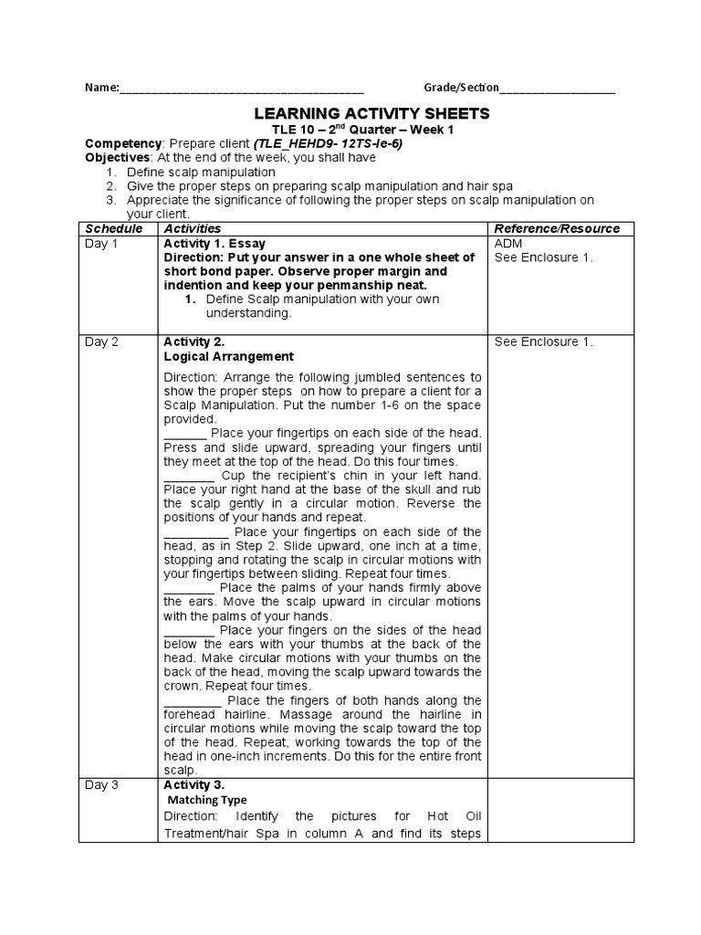 Scalp Manipulation and Hair Spa Guide | PDF | Shampoo | Massage