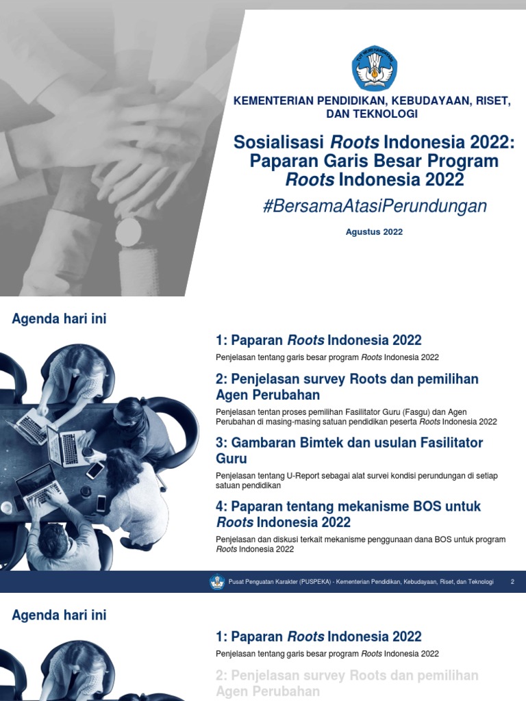 20220808-09 Paparan Program Roots Indonesia 2022 VF | PDF | Kesehatan ...