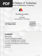 Internship Report Presentation Slide Template | PDF | Ip Address ...