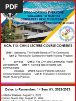 Community Health Nursing | PDF | Health Professional | Health Care