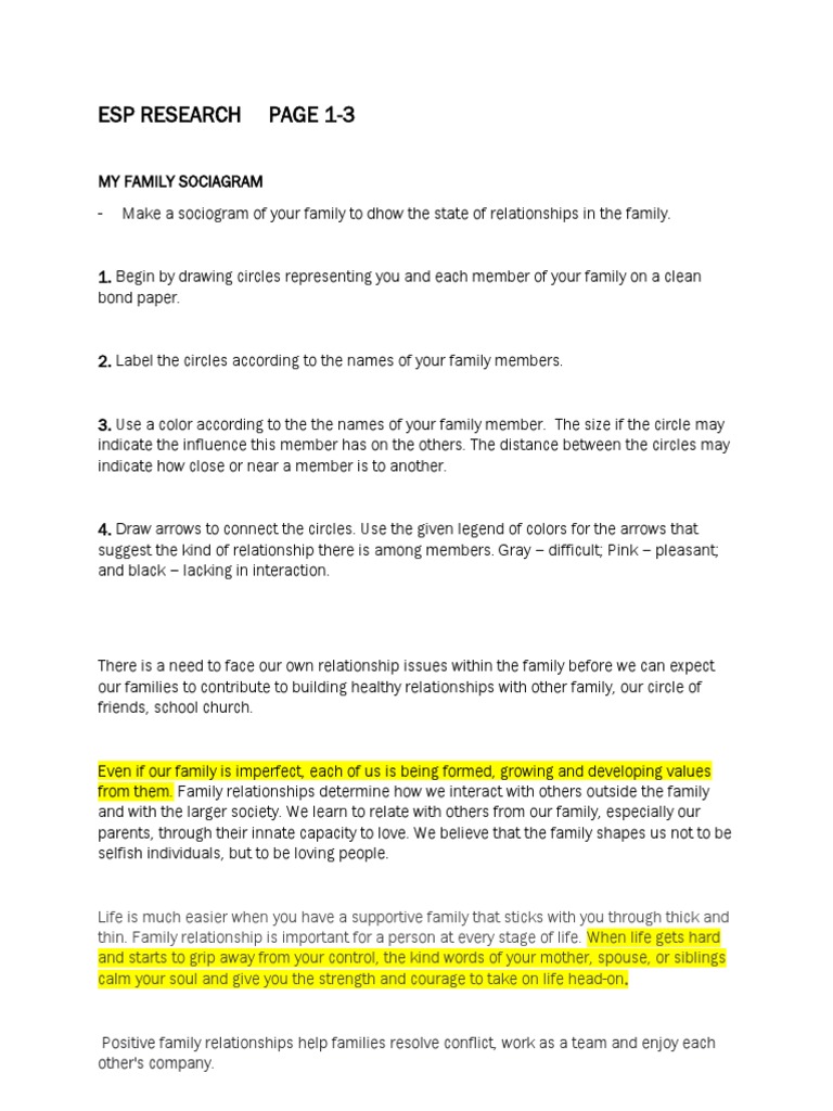 Esp Research8 | PDF | Family | Feeling