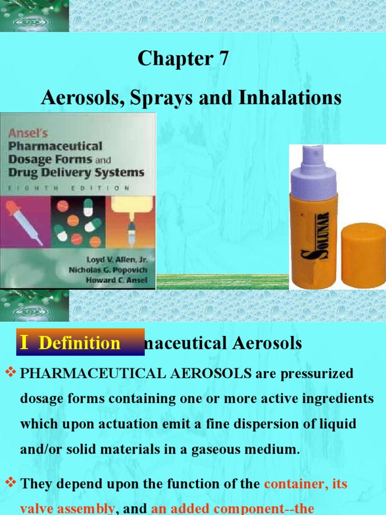 Aerosols | PDF | Propellant | Aerosol