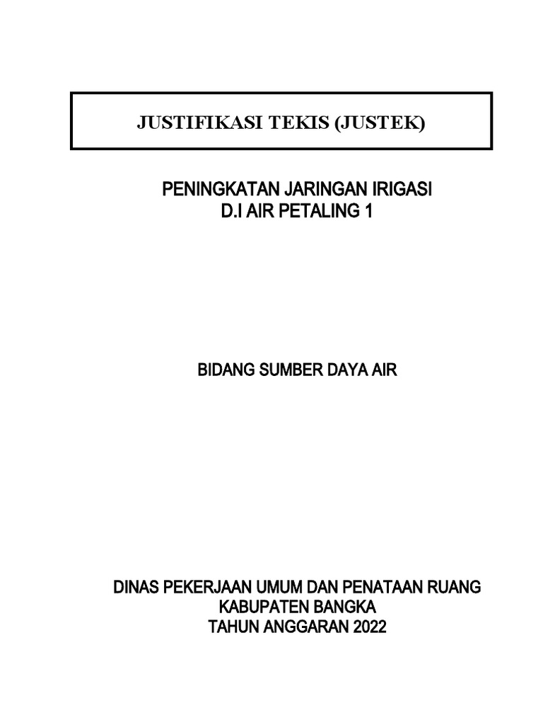 Justek Air Petaling 1 Ok | PDF