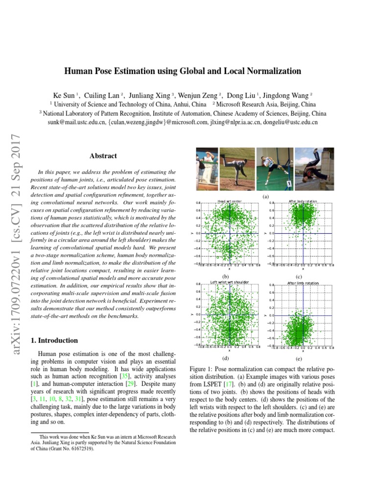 Human Pose Estimation Using Normalization. | PDF | Applied Mathematics ... Human Pose Estimation Using Normalization. | PDF | Applied Mathematics ...