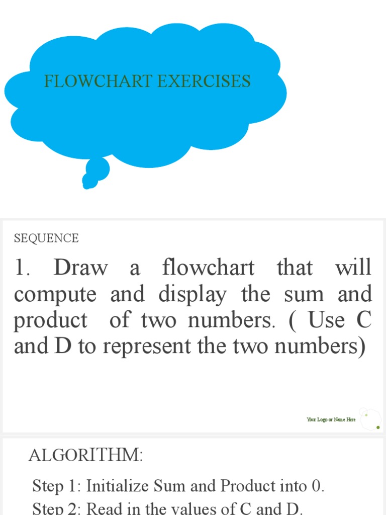 Flowchart Exercises | PDF