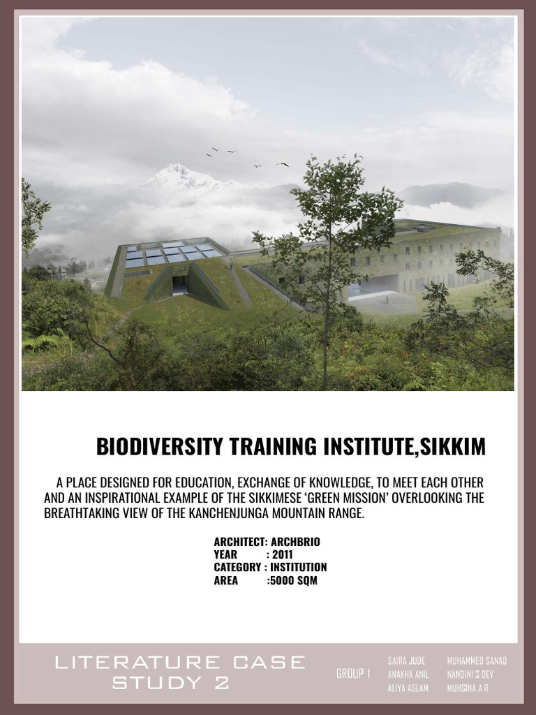 Biodiversity Training Institute, Sikkim Case Study | PDF | Snow | Soil