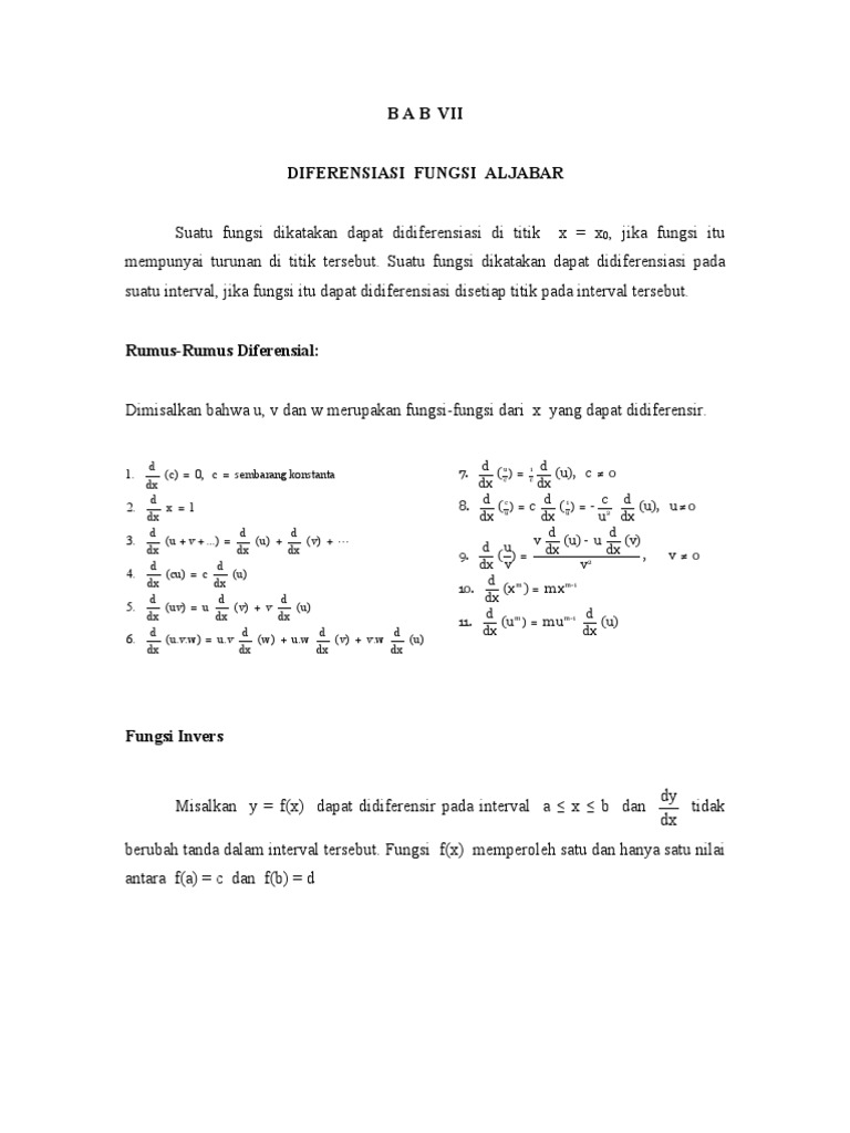 Kalkulus BAB-VII | PDF | Metode & Bahan Ajar