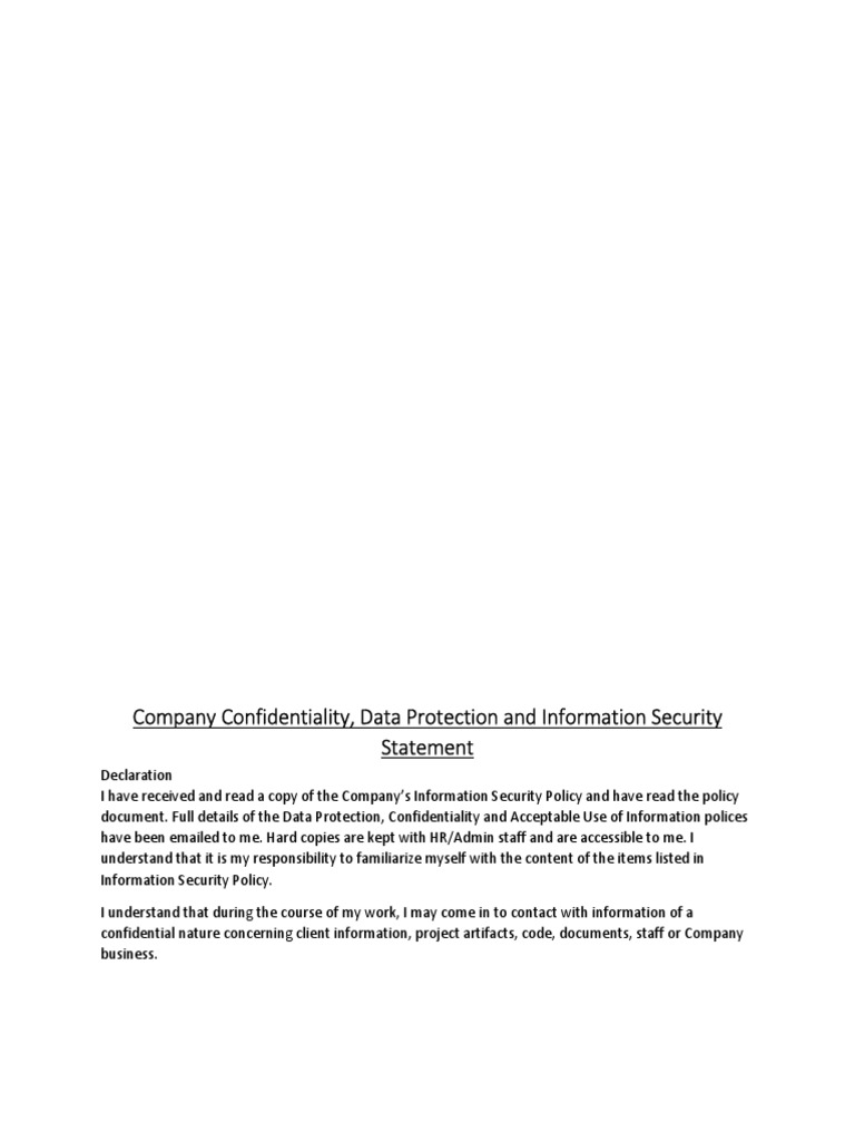 Snapwork-Emp Acknowledgement-Information Security 2021 | PDF ...