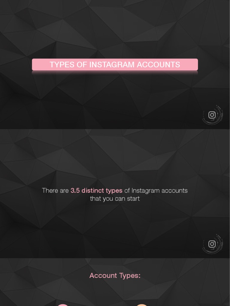 10.5 Module 2.1 Types of Instagram Accounts | Download Free PDF | Brand | Public Sphere