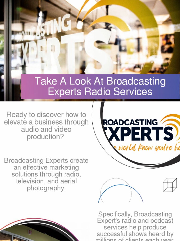 Elevate Your Business with Broadcasting | PDF