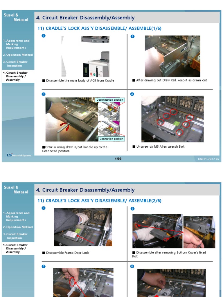 LS ACB Cradle's Lock Assy | PDF | Equipment | Components