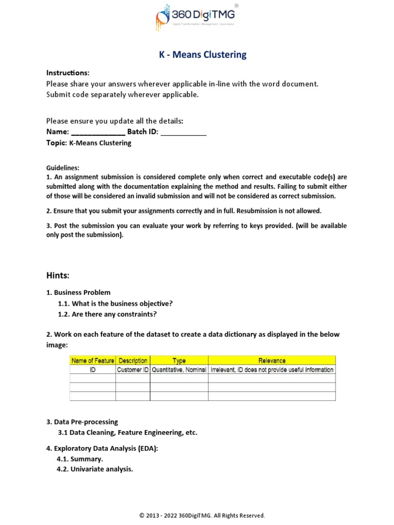 Day13 K Means Clustering | PDF | Cluster Analysis | Categorical Variable