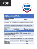 HLTINF006 Student Assessment Task 2 | PDF | Hygiene | Methicillin Resistant Staphylococcus Aureus