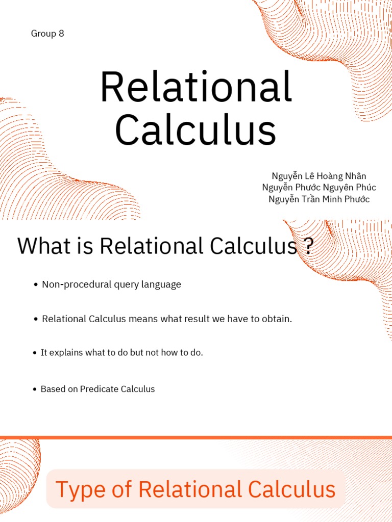 Relational Calculus Pdf Relational Model Mathematics