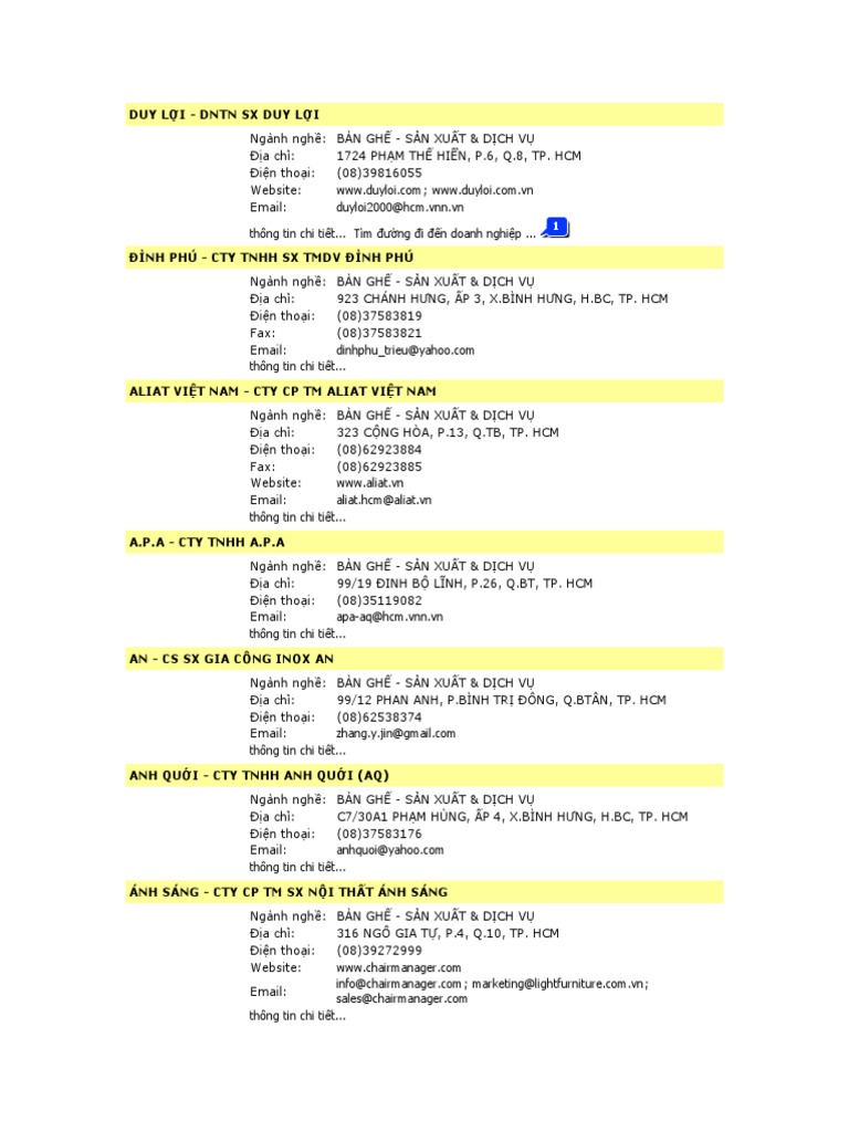 Ban Ghe - Dich Vu | PDF