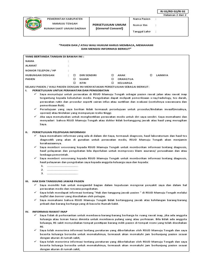 2 General Consent | PDF