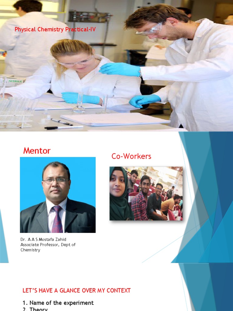 Physical Chemistry Practical-IV (Majedul) | PDF