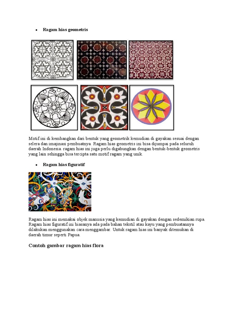 Ragam Hias Geometris | PDF | Sains & Matematika | Gaya Hidup