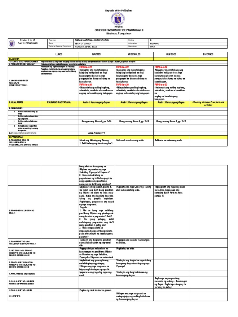 Week 1 Aug. 22-26 | PDF