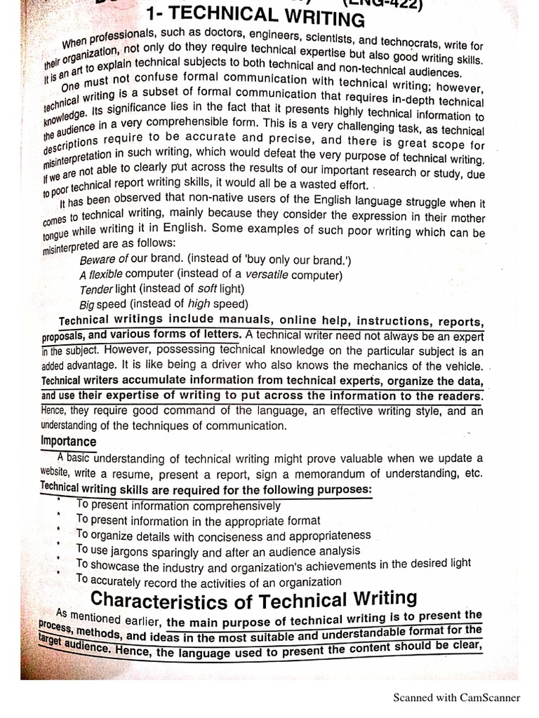 Technical Writing | PDF
