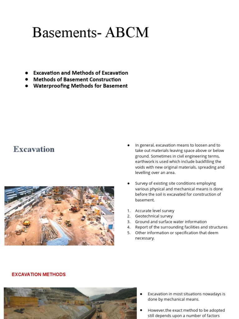 Basement ABCM 7th Sem | PDF | Deep Foundation | Basement