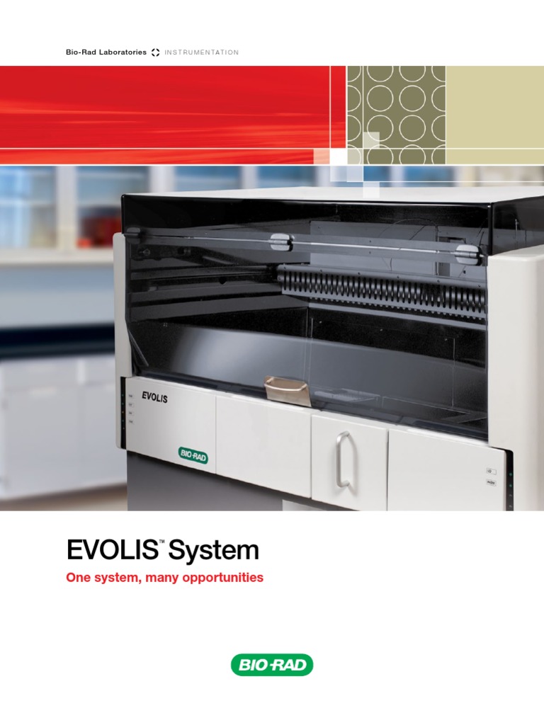 BIO RAD Evolis System Manual | PDF | Laboratories | Electrical Engineering