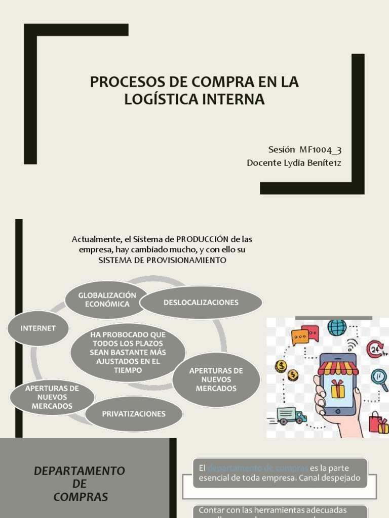 Sesión 1 Procesos de Compra en La Logistica Interna | PDF ...