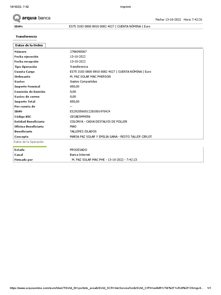 Tarrer Cirlot | PDF | Finanzas y dinero