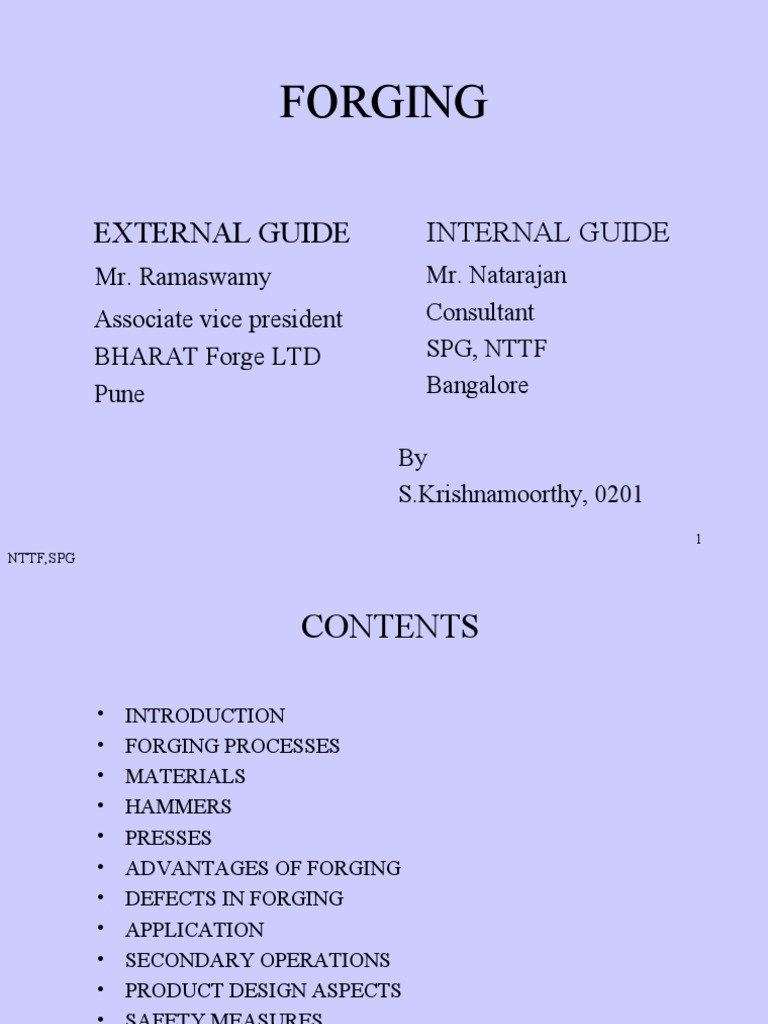 06. Forging | PDF | Forging | Alloy