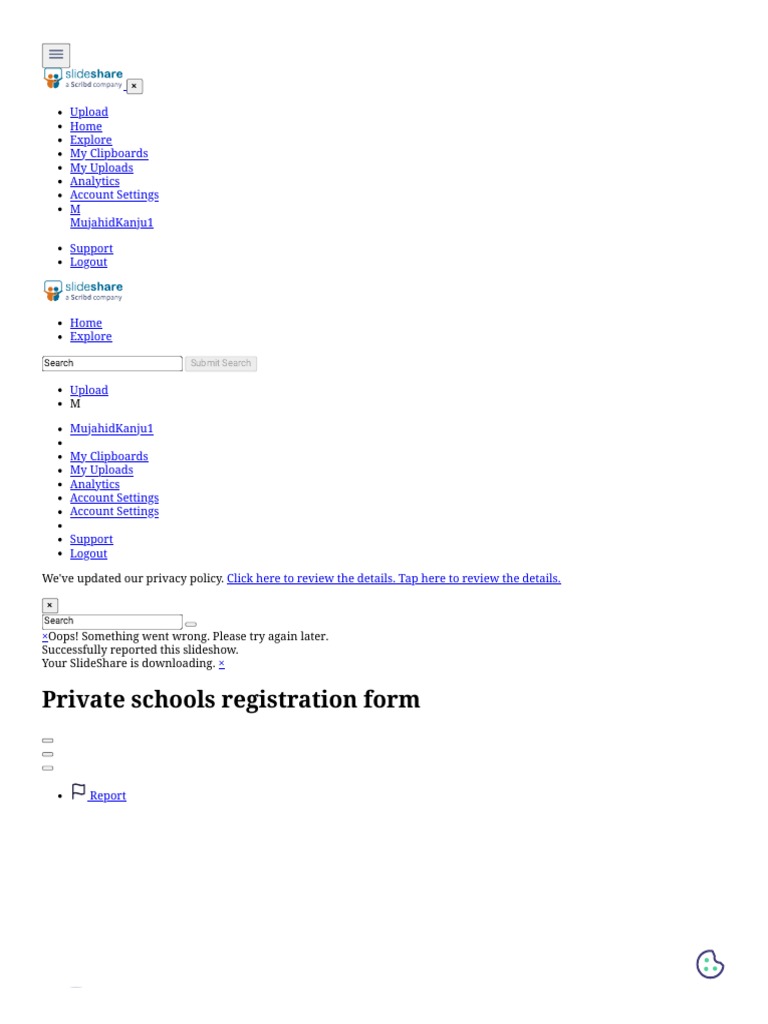 Private Schools Registration Form | PDF | Fee | Artificial Intelligence