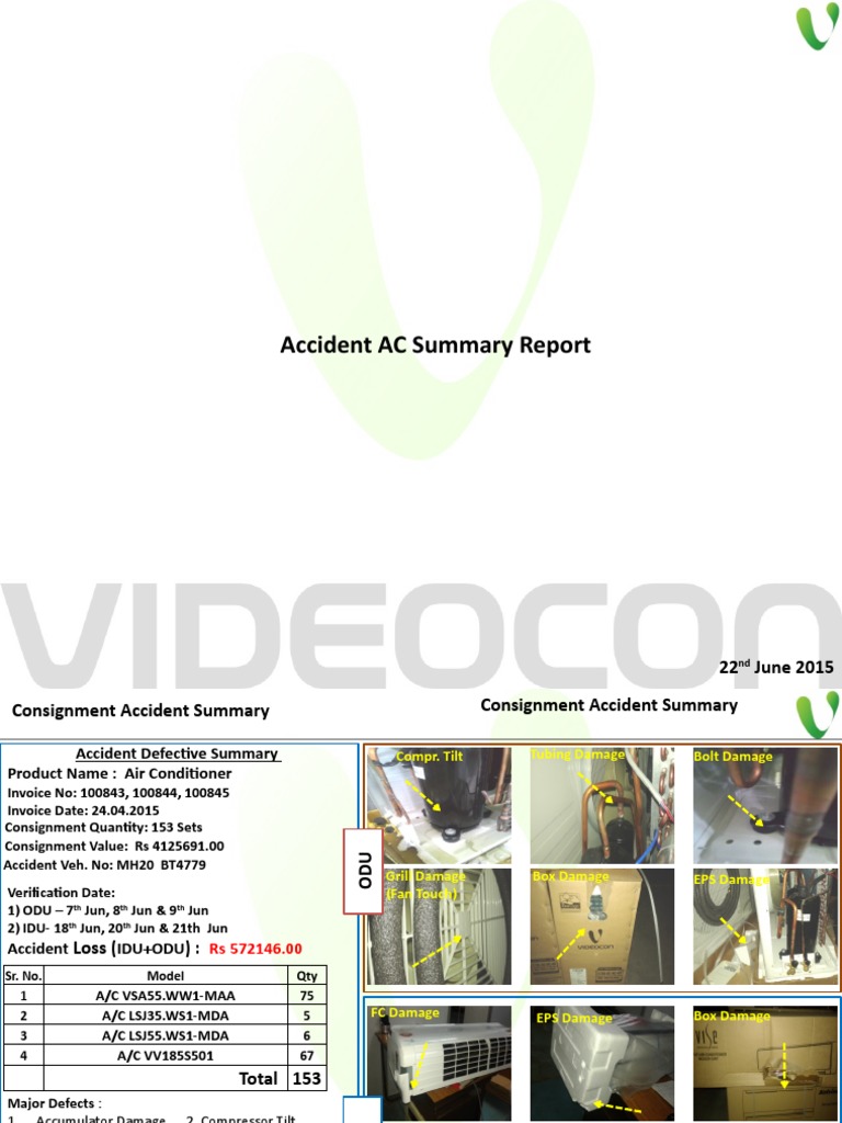 Accident Summary Report V1.0 | PDF | Turbomachinery | Energy Technology