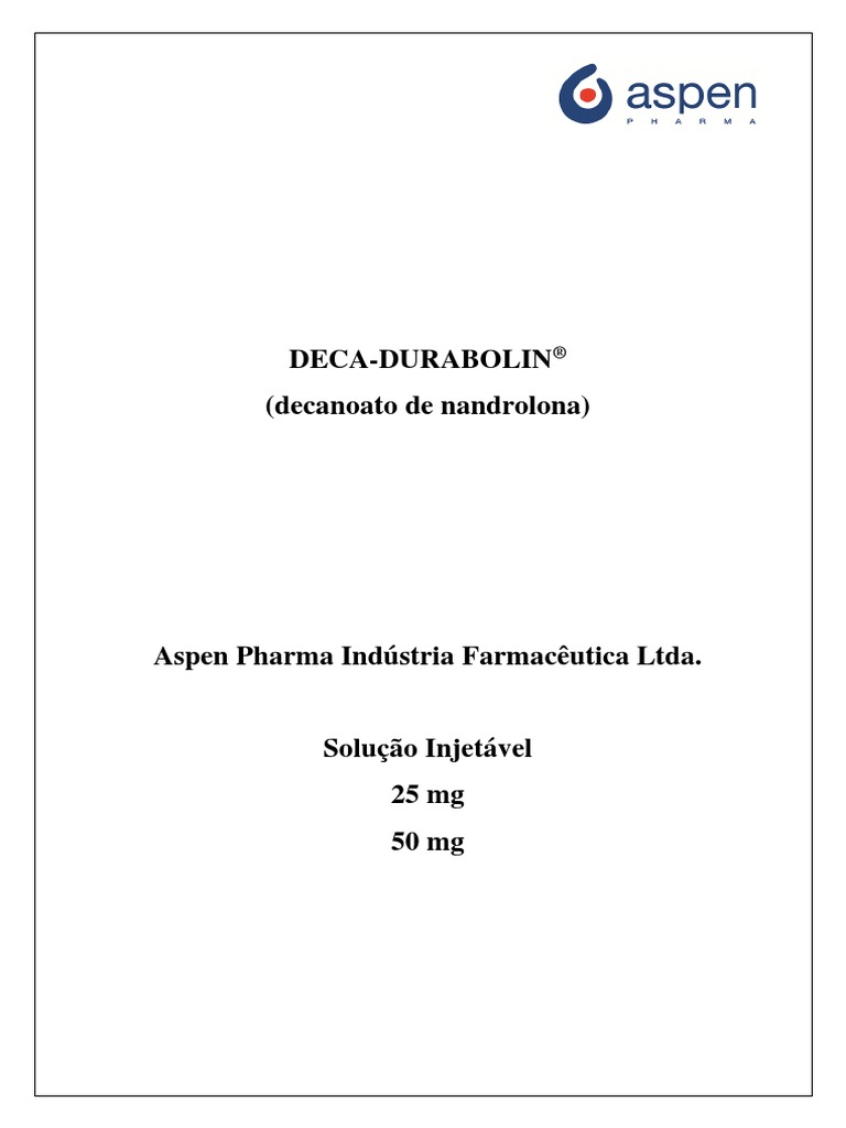 Deca Durabolin 50mg Aspen 1x1ml Injetavel | PDF | Câncer | Gravidez