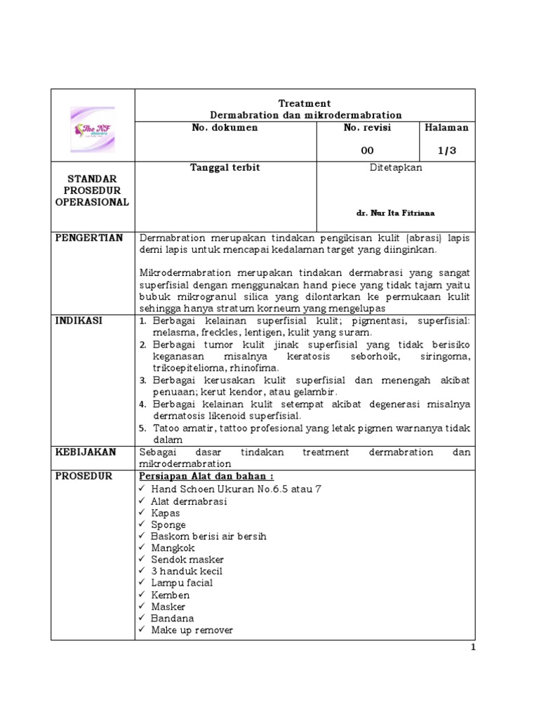 SPO Dermabration | PDF
