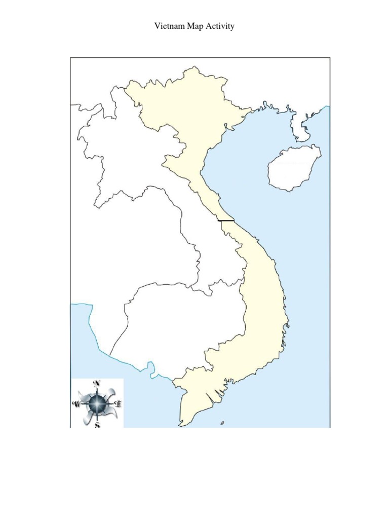 Vietnam Map Activity | PDF