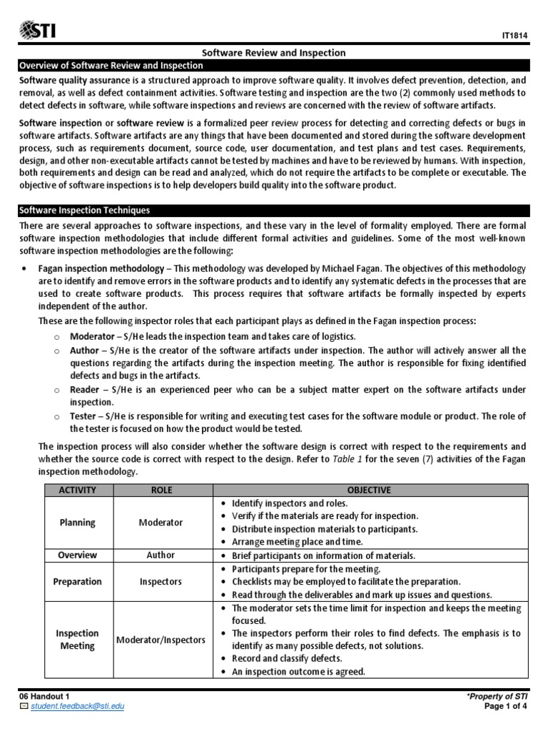 06 Handout 1 (Pre-Finals) | PDF | Software Bug | Software