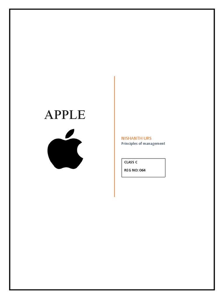 A Study On Apple | PDF | Apple Inc. | Leadership