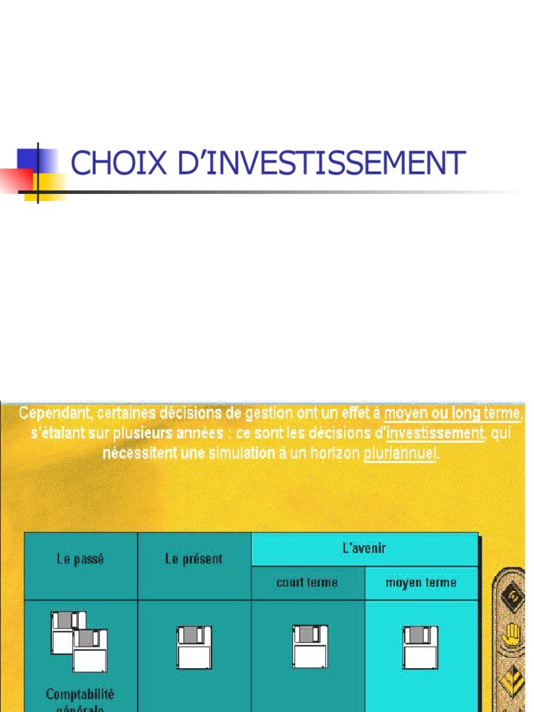 Cours Valeur Actuelle Nette | PDF | Investir | Actualisation