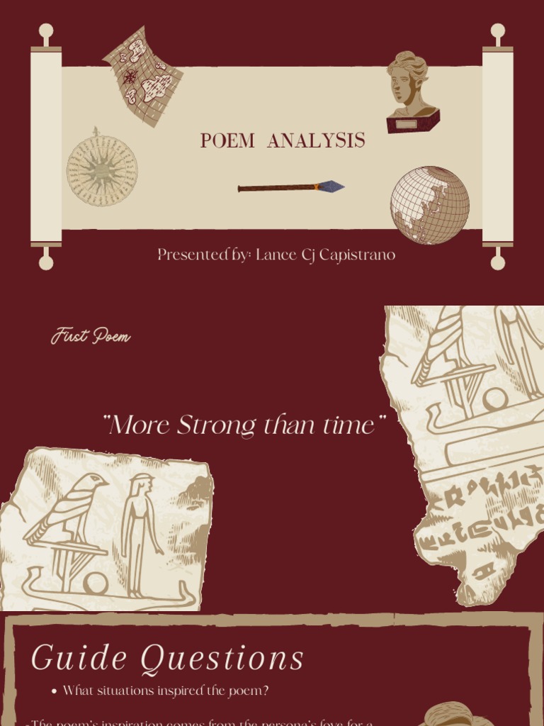 Poem Analysis | PDF | Poetry