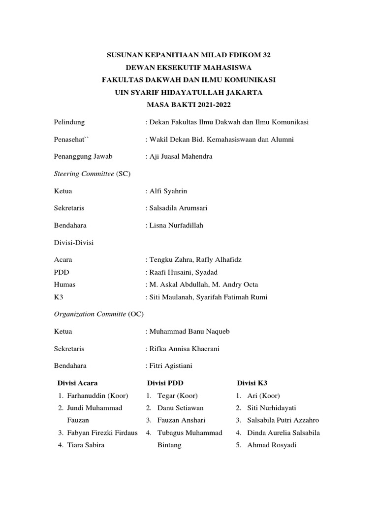 New Detail Rangkaian Acara | PDF | Griya & Taman | Sains & Matematika