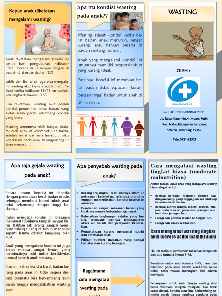 Leaflet Wasting 1 RSNM | PDF | Kesehatan Holistik