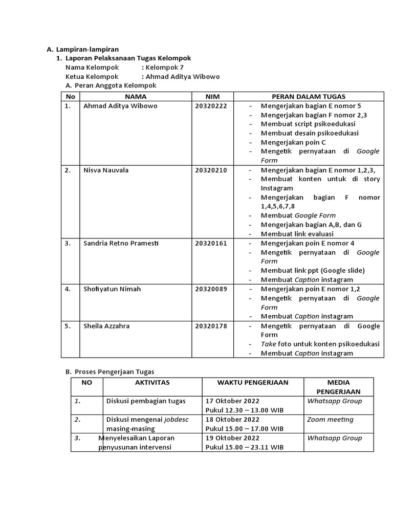 Panduan Dan Format Penyusunan Intervensi Psikoedukasi Berbasis Daring | PDF