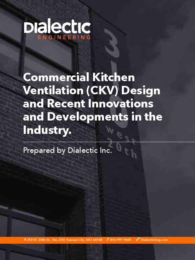 Dialectic Commerical-Kitchen-Ventilation-Paper PDF 11.17.17 APPROVED | PDF | Duct (Flow ...