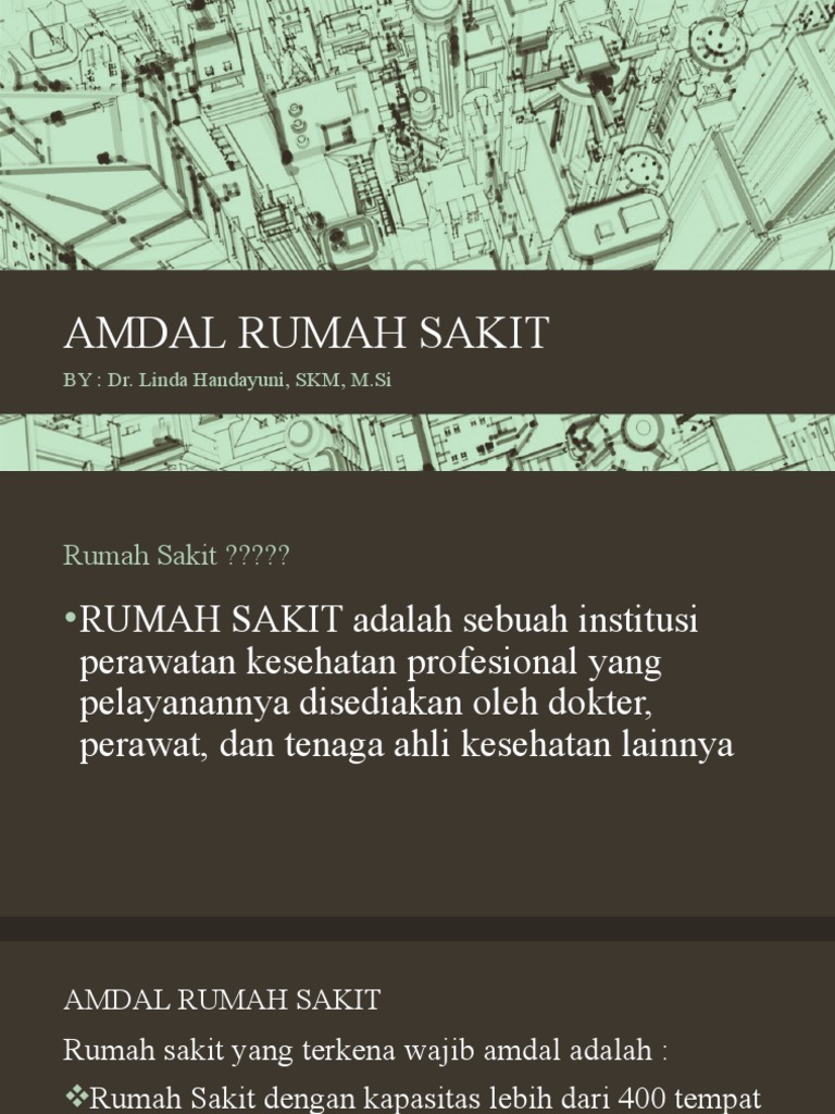 Amdal Rumah Sakit | PDF | Sains & Matematika